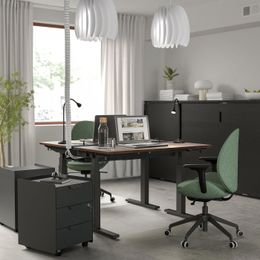 IKEA MITTZON Schreibtisch sitz/steh