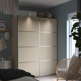 IKEA PAX / MEHAMN Kleiderschrank mit Schiebet&uuml;ren