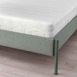 IKEA T&Auml;LL&Aring;SEN Bettgestell gepolstert mit Matratze