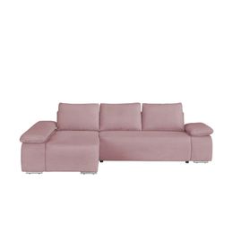 switch Ecksofa Soft rosa/pink Ma&szlig;e (cm): B: 282 H: 84 T: 182.0 Sofas > Sofas nach Material > Stoffsofas &raquo; Sofa DE