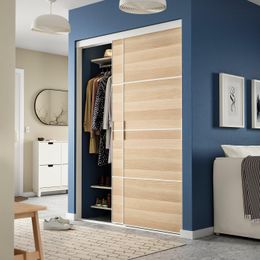 IKEA SKYTTA / MEHAMN Schiebet&uuml;r-Kombination