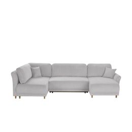 Wohnlandschaft mit Funktion Malyn II grau Ma&szlig;e (cm): B: 316 H: 90 T: 160.0 Sofas > Sofas nach Material > Stoffsofas &raquo; Sofa DE