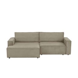 Ecksofa mit Schlaffunktion Capri braun Ma&szlig;e (cm): B: 243 H: 81 T: 156.0 Sofas > Sofas nach Material > Stoffsofas &raquo; Sofa DE