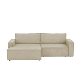 Ecksofa mit Schlaffunktion Capri beige Ma&szlig;e (cm): B: 243 H: 81 T: 156.0 Sofas > Sofas nach Material > Stoffsofas &raquo; Sofa DE