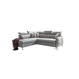 Miuform Ecksofa mit Schlaffunktion Sweet Harmony grau Ma&szlig;e (cm): B: 253 H: 95 Sofas > Sofas nach Material > Stoffsofas &raquo; Sofa DE