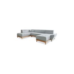 Miuform Wohnlandschaft mit Schlaffunktion Dazzling Daisy grau Ma&szlig;e (cm): B: 330 H: 77 Sofas > Sofas nach Material > Stoffsofas &raquo; Sofa DE