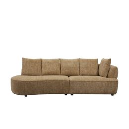U.N.O uno Einzelsofa Haku braun Ma&szlig;e (cm): B: 260 H: 70 T: 101.0 Sofas > Sofas nach Material > Stoffsofas &raquo; Sofa DE