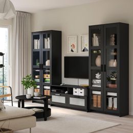 IKEA BRIMNES TV-Komb. mit Vitrinent&uuml;ren