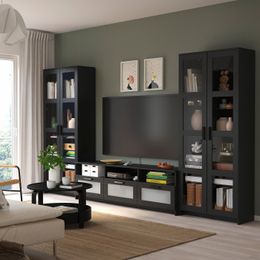IKEA BRIMNES TV-Komb. mit Vitrinent&uuml;ren