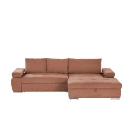 Smart Ecksofa Ibby rot Ma&szlig;e (cm): B: 294 H: 73 T: 173.0 Sofas > Sofas nach Material > Stoffsofas &raquo; Sofa DE