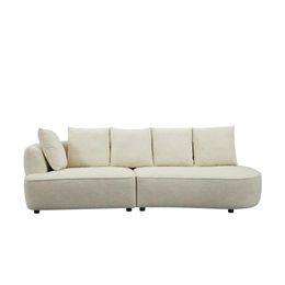 U.N.O uno Einzelsofa Haku beige Ma&szlig;e (cm): B: 260 H: 70 T: 101.0 Sofas > Sofas nach Material > Stoffsofas &raquo; Sofa DE