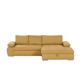 Smart Ecksofa Ibby gelb Ma&szlig;e (cm): B: 294 H: 73 T: 173.0 Sofas > Sofas nach Material > Stoffsofas &raquo; Sofa DE