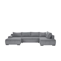 Smart Wohnlandschaft Nelly grau Ma&szlig;e (cm): B: 345 H: 85 T: 202.0 Sofas > Sofas nach Material > Stoffsofas &raquo; Sofa DE