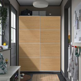IKEA PAX / MEHAMN Kleiderschrank mit Schiebet&uuml;ren