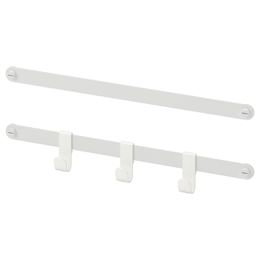IKEA HJ&Auml;LPA 2 Aufh&auml;ngeleisten + 3 Aufh&auml;nger
