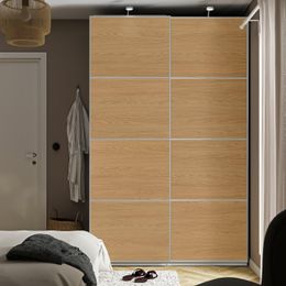 IKEA PAX / MEHAMN Kleiderschrank mit Schiebet&uuml;ren