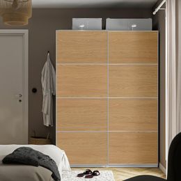 IKEA PAX / MEHAMN Kleiderschrank mit Schiebet&uuml;ren