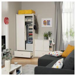 IKEA BRUKSVARA Kleiderschrank mit Schiebet&uuml;ren