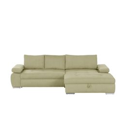 Smart Ecksofa Ibby gr&uuml;n Ma&szlig;e (cm): B: 294 H: 73 T: 173.0 Sofas > Sofas nach Material > Stoffsofas &raquo; Sofa DE