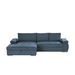 Smart Ecksofa Ibby blau Ma&szlig;e (cm): B: 294 H: 73 T: 173.0 Sofas > Sofas nach Material > Stoffsofas &raquo; Sofa DE