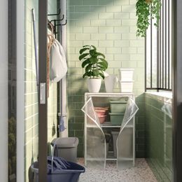 IKEA JOSTEIN Regal mit &Uuml;berzug