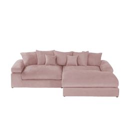 Smart Ecksofa Lionore rosa/pink Ma&szlig;e (cm): B: 265 H: 86 T: 203.0 Sofas > Sofas nach Material > Stoffsofas &raquo; Sofa DE