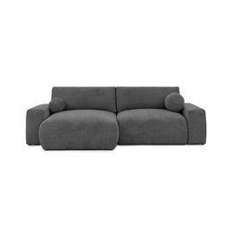 S-STYLE Ecksofa mit Schlaffunktion Puffy grau Ma&szlig;e (cm): B: 266 H: 86 Sofas > Sofas nach Material > Stoffsofas &raquo; Sofa DE