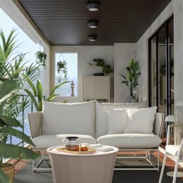 IKEA HAVSTEN / L&Aring;GASK&Auml;R 2er-Sitzgruppe/au&szlig;en