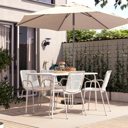 IKEA TORPAR&Ouml; Tisch+4 Armlehnst&uuml;hle/au&szlig;en