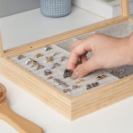 IKEA HALSREM Schmuckk&auml;stchen mit F&auml;chern
