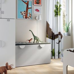 IKEA SM&Aring;STAD Bank mit Kasten