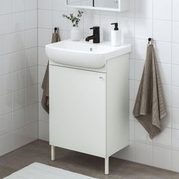 IKEA NYSJ&Ouml;N / BJ&Ouml;RK&Aring;N Waschbeckschr+T&uuml;r/Waschb/Mischbat