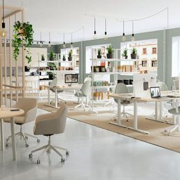 IKEA MITTZON Gestell mit Rollen/Ablage