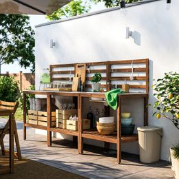 IKEA N&Auml;MMAR&Ouml; K&uuml;che mit Sp&uuml;leneinheit/au&szlig;en