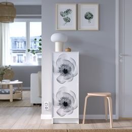 IKEA BILLY / H&Ouml;GBO Regalkombination mit Vitrinent&uuml;ren