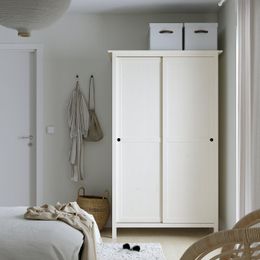 IKEA HEMNES Kleiderschrank mit 2 Schiebet&uuml;ren