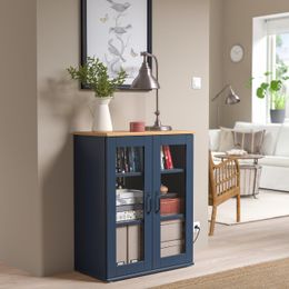 IKEA SKRUVBY Schrank mit Vitrinent&uuml;ren