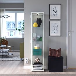 IKEA BL&Aring;LIDEN / STRIMS&Auml;V Vitrine mit Beleuchtung