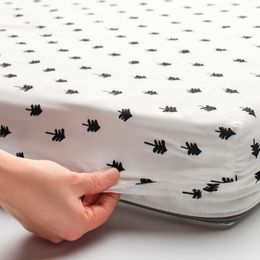 IKEA GR&Ouml;NFINK Spannbettlaken f&uuml;r Babybett