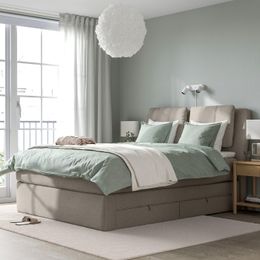IKEA LILLFJ&Auml;LLET Boxspringbett mit Bettkasten