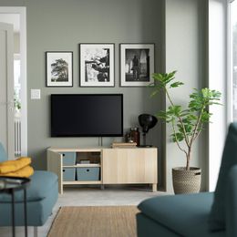 IKEA BEST&Aring; TV-Bank mit T&uuml;ren