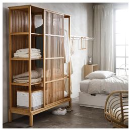 IKEA NORDKISA Kleiderschrank, offen/Schiebet&uuml;r