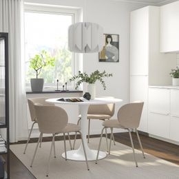 IKEA DOCKSTA / KRYLBO Tisch und 4 St&uuml;hle