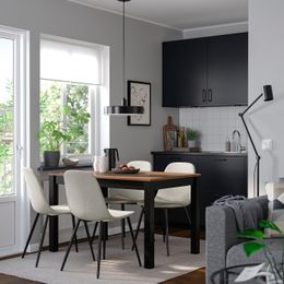 IKEA &Aring;LHULT / NORDMANSSK&Auml;R Tisch und 4 St&uuml;hle