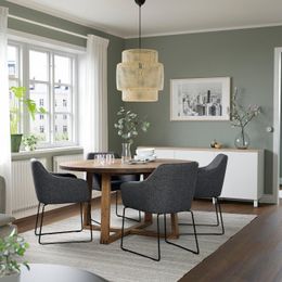 IKEA M&Ouml;RBYL&Aring;NGA / TOSSBERG Tisch und 4 St&uuml;hle