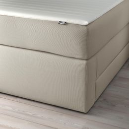 IKEA HEMFJ&Auml;LLET Boxspringbett mit Bettkasten
