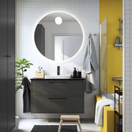 IKEA HAVB&Auml;CK / ORRSJ&Ouml;N Waschbschr+Schubladen/Waschb/Mibatt