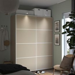 IKEA PAX / MEHAMN Kleiderschrank mit Schiebet&uuml;ren