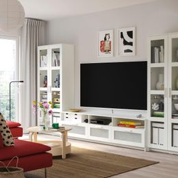 IKEA BRIMNES TV-Komb. mit Vitrinent&uuml;ren