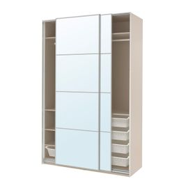 IKEA PAX / AULI Kleiderschrank mit Schiebet&uuml;ren
